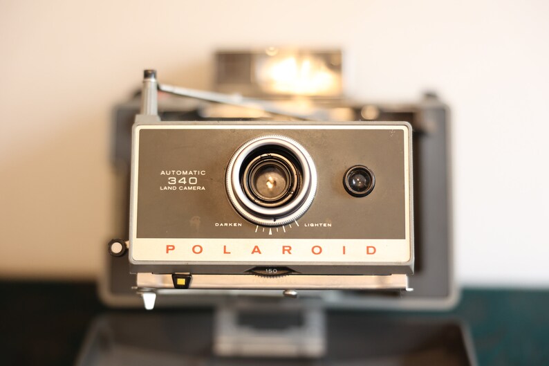 Vintage 60's 70's Polaroid Land Camera Automatic 340 Vintage Polaroid ...
