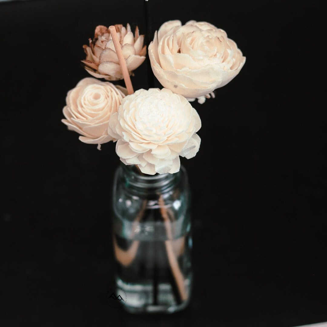 Reed Diffuser - Sola Wood Flower Diffuser, Flower Diffuser, Rattan ...
