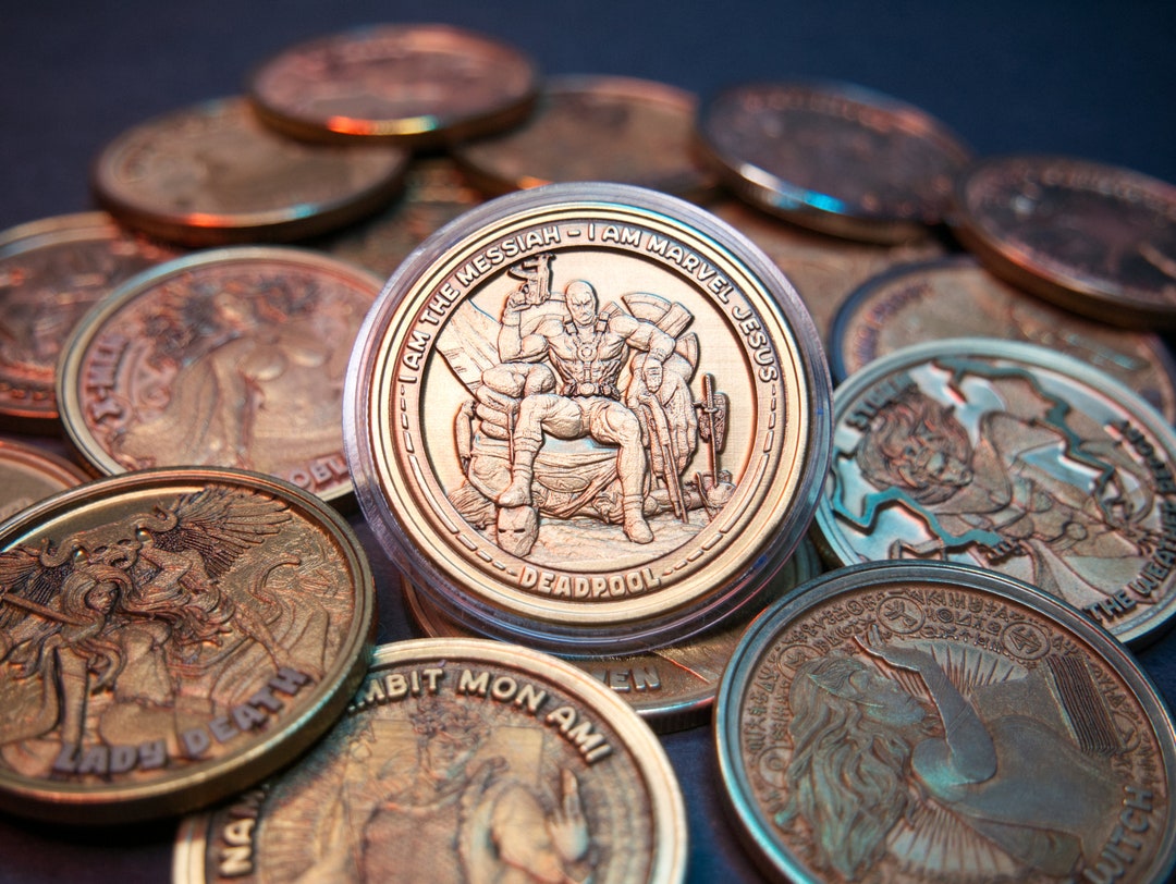 Deadpool "messiah" Inspired by Deadpool and Wolverine. Large, 1.57 Inch ...