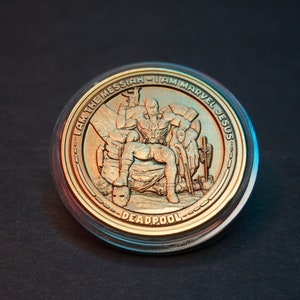 Deadpool messiah Inspired by Deadpool and Wolverine. Large, 1.57 Inch ...