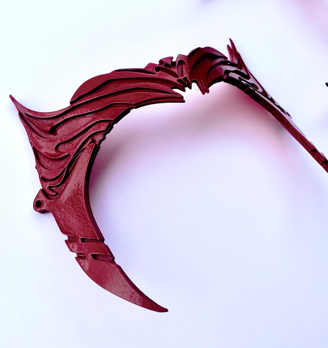 Scarlet Witch Tiara. Deep Scarlet Witch Headpiece. - Etsy