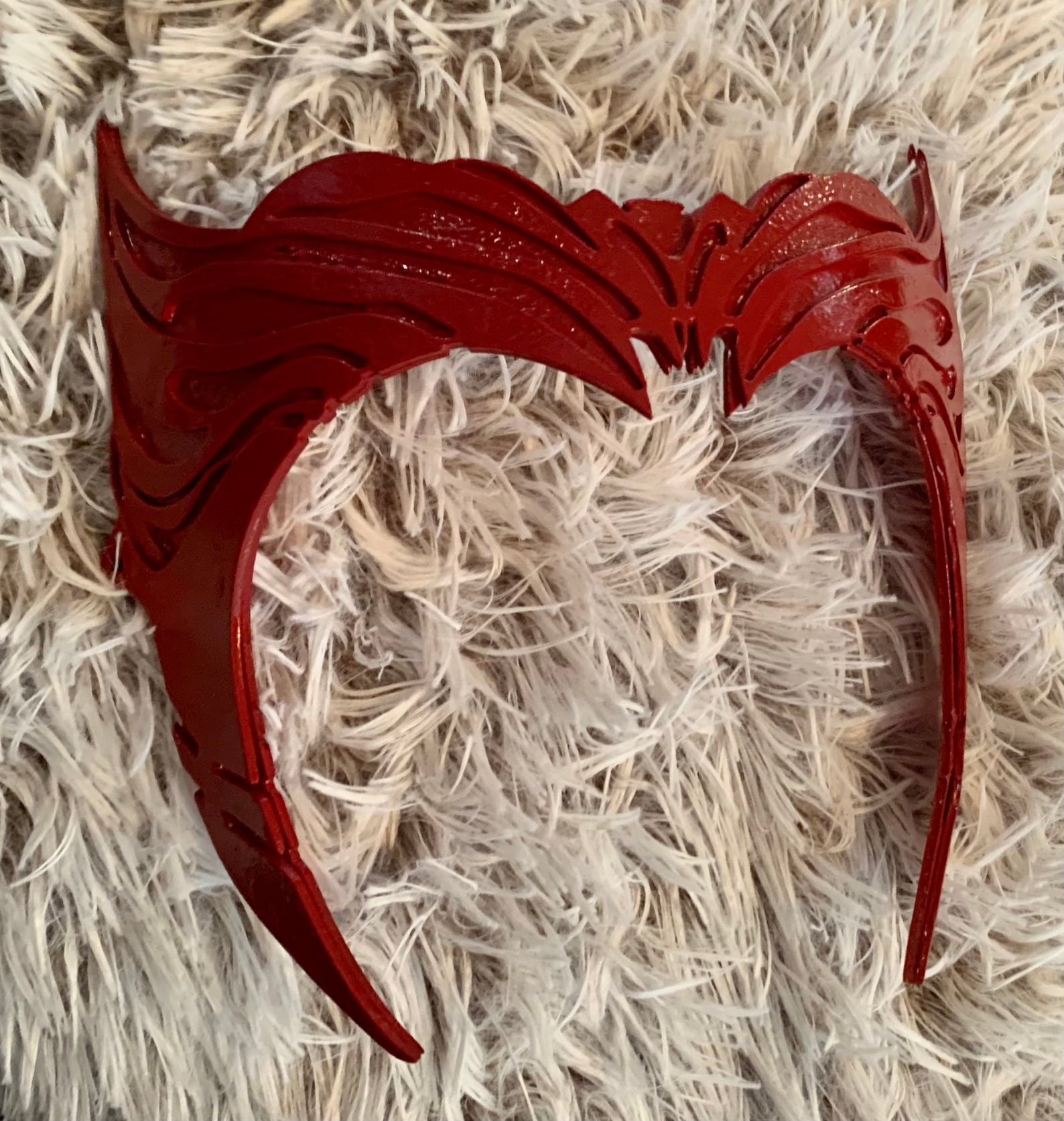 Scarlet Witch Tiara. Deep Scarlet Witch Headpiece. - Etsy