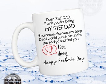 Personalised Step Dad Mug - Etsy