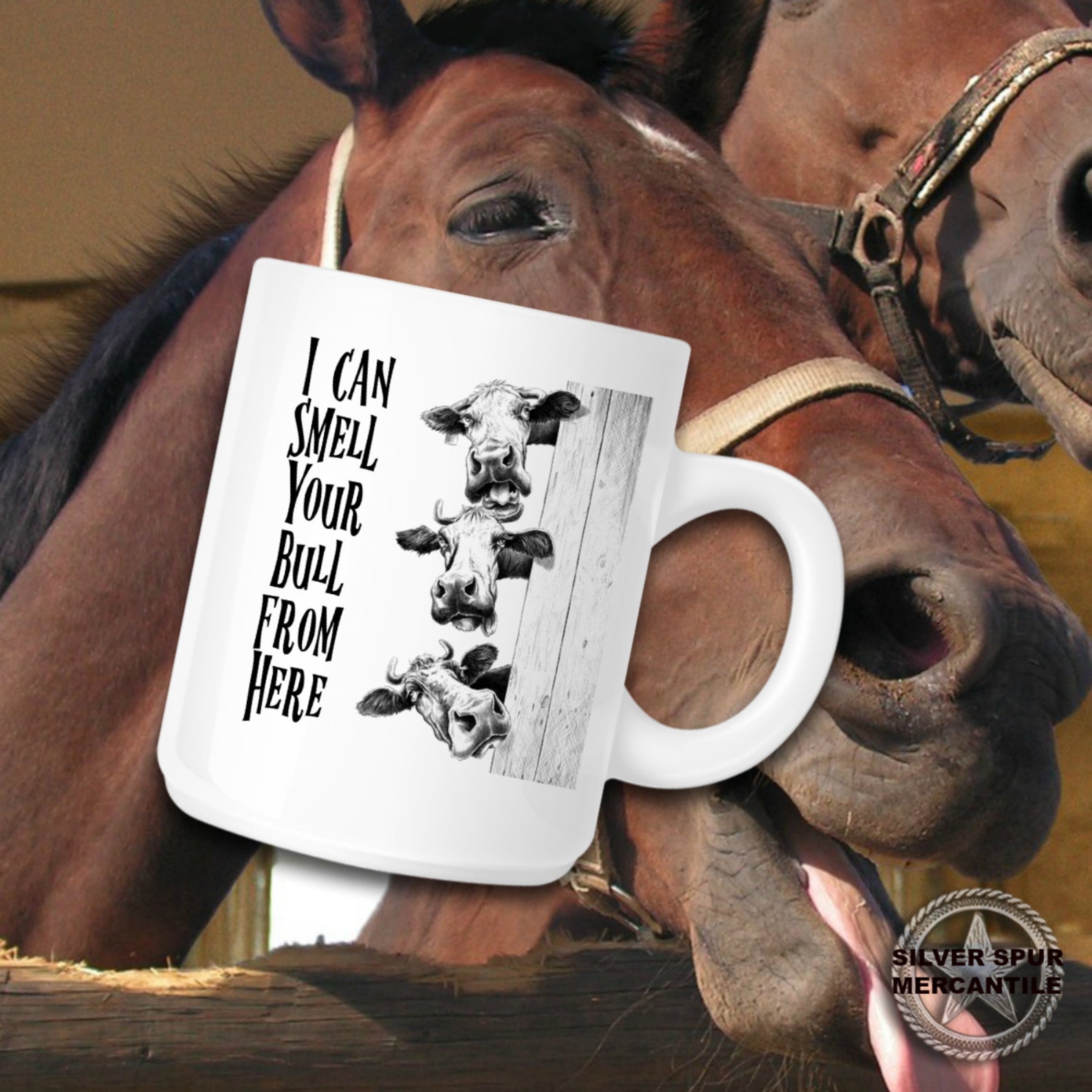 I Can Smell Your Bull From Here Mug Farm Rancher country - Etsy