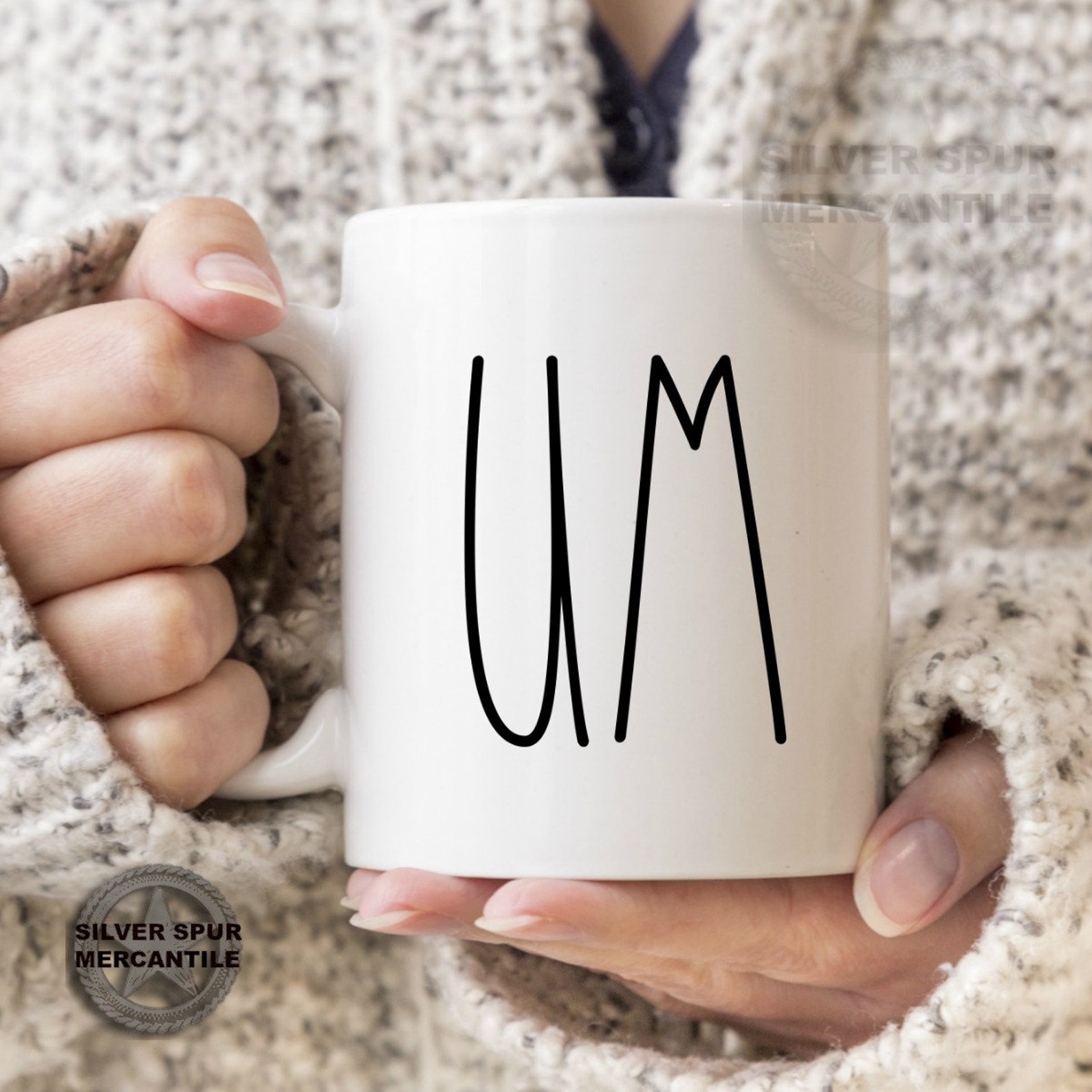 UM Mug Funny Large Font Mug UM Gift for Best Friend | Etsy