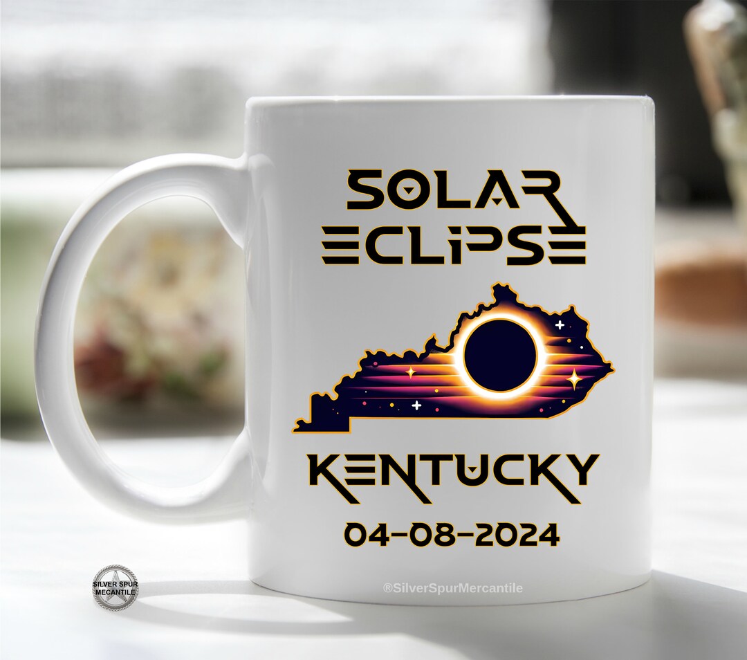 Solar Eclipse April 2024 Birthday Mug, April 8 Eclipse Birthday, April ...