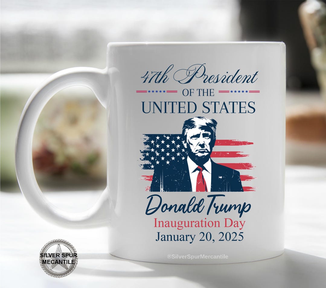 Trump Inauguration Commemorative Coffee Mug, Trump Vance Mug, 2025 ...