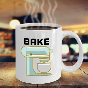 Bake Mug Gift for Bakers Mug for Friends Christmas Cookie Baking Mug ...