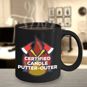Candle Putter Outer Mug for Firemen Gift for Firefighters EMT - Etsy