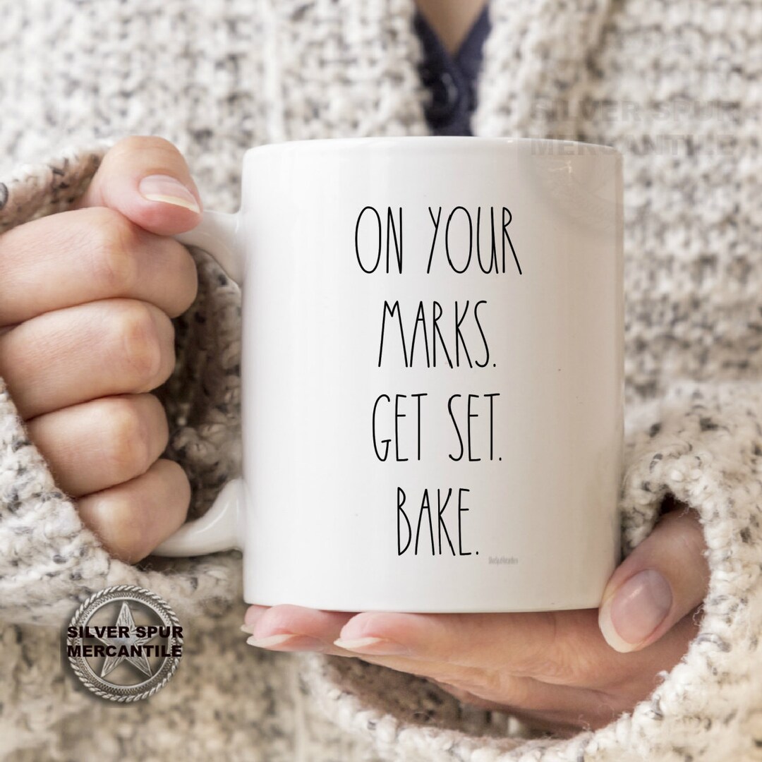 Baker Mug on Your Marks Get Set Bake British Bake Mug GBBO - Etsy