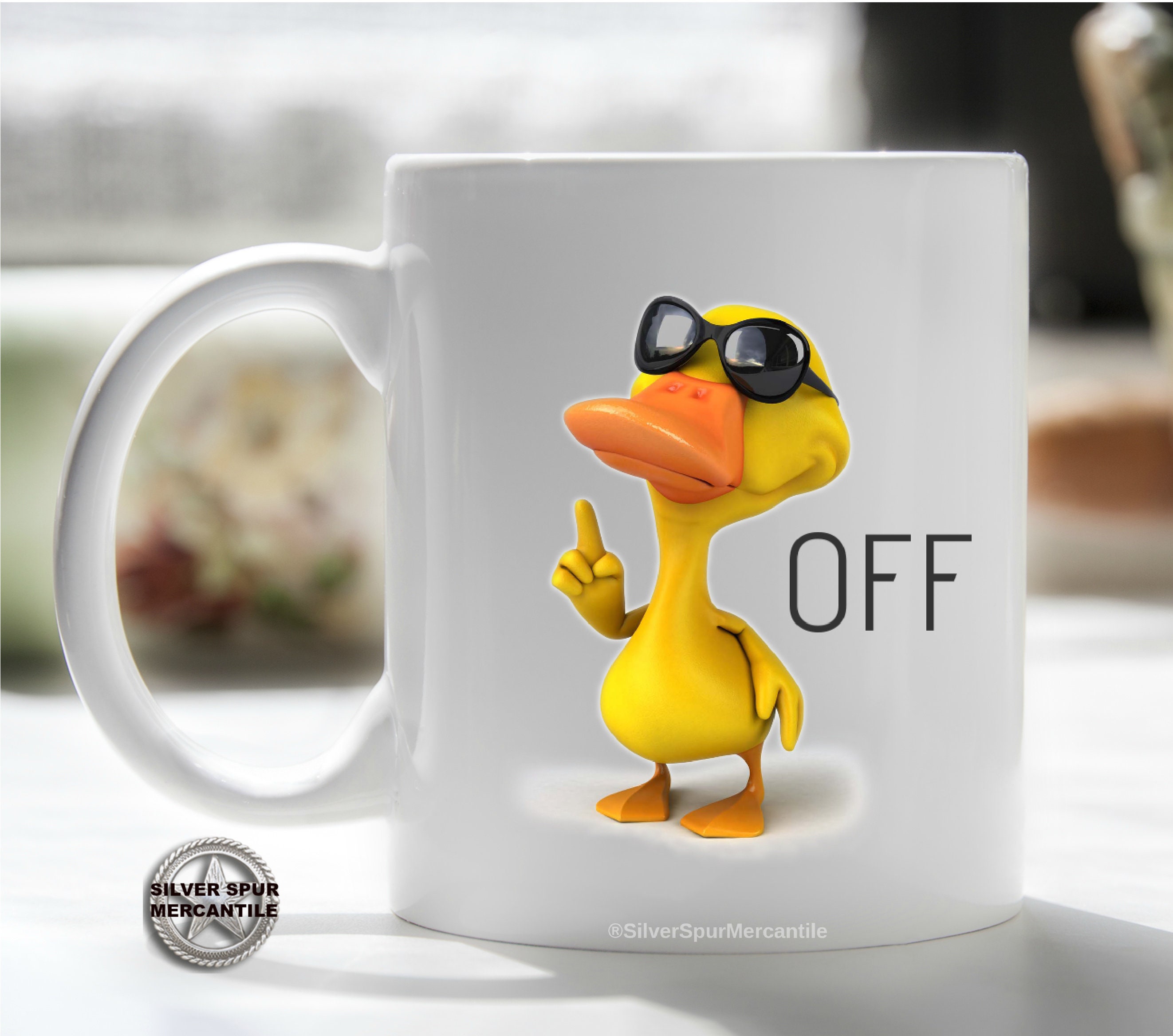 Funny Duck Mug Gift for Duck Lover Sarcastic Swear Mug Gift | Etsy