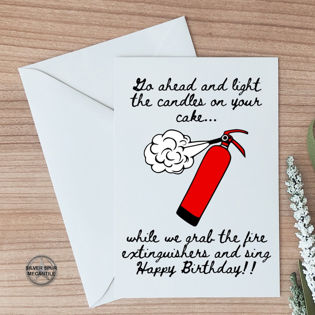 Funny Birthday Card, Happy Over the Hill Birthday Gift, Card for Friend ...