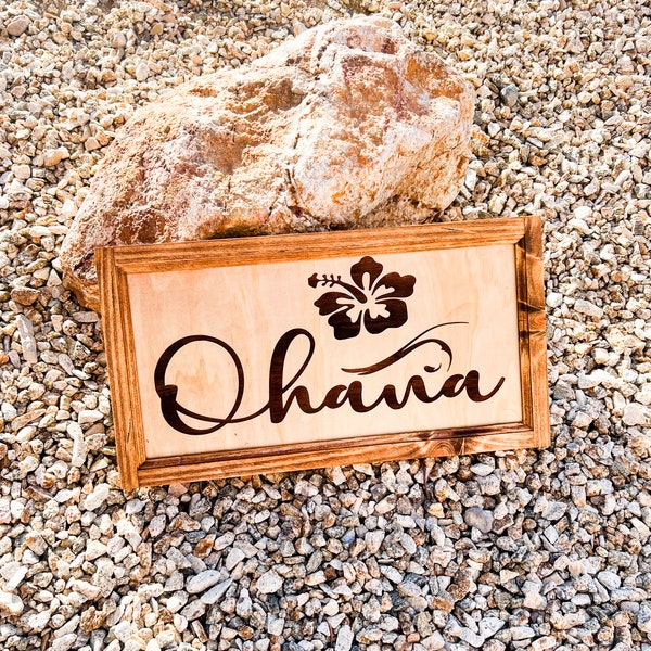 Ohana Wood Sign - Etsy