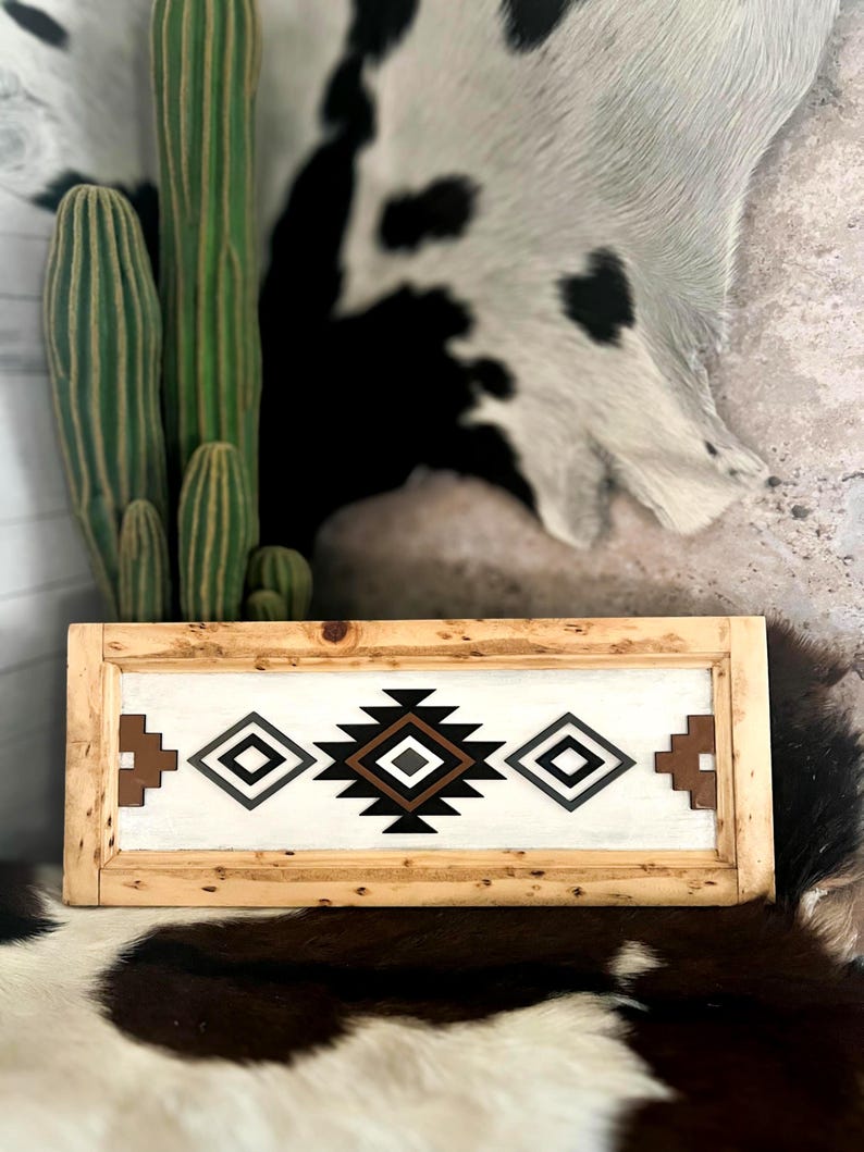Rustic Southwestern 3D Wood Sign, Boho Western Wall Decor, Farmhouse ...