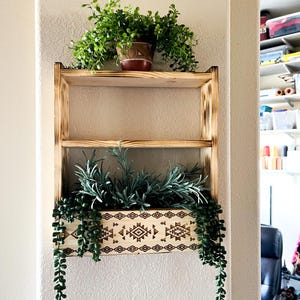 Rustic Wood Western Shelf: Handmade Home Decor Accent Shelf - Etsy