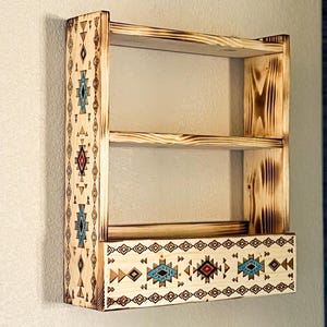 Rustic Wood Western Shelf: Handmade Home Decor Accent Shelf - Etsy