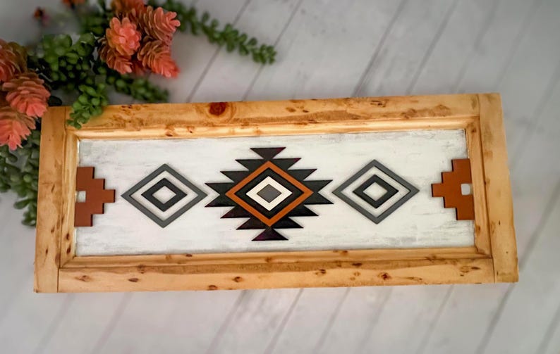 Rustic Southwestern 3D Wood Sign, Boho Western Wall Decor, Farmhouse ...