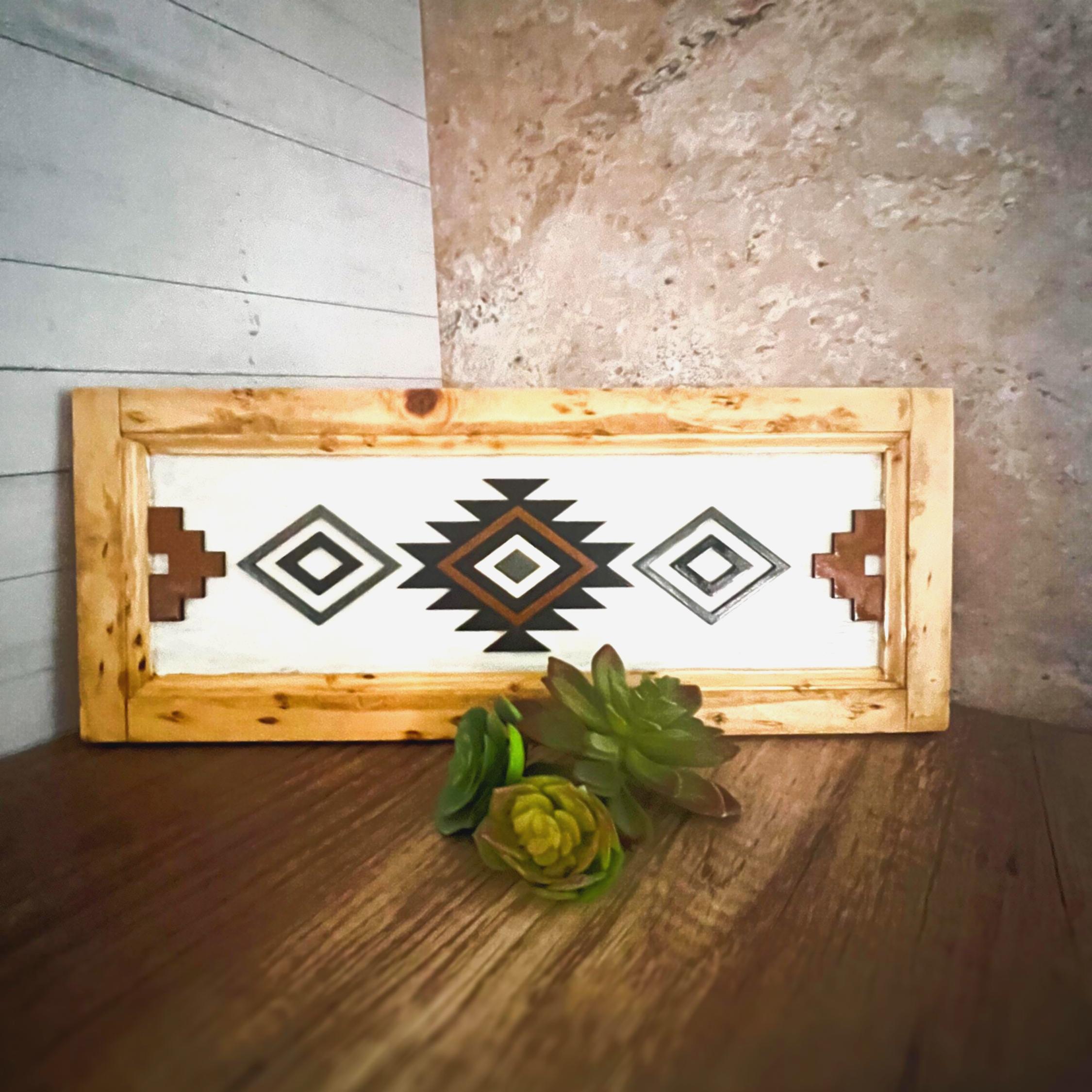 Rustic Southwestern 3D Wood Sign, Boho Western Wall Decor, Farmhouse ...