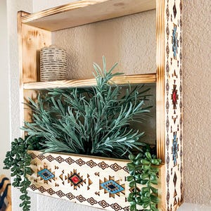 Rustic Wood Western Shelf: Handmade Home Decor Accent Shelf - Etsy