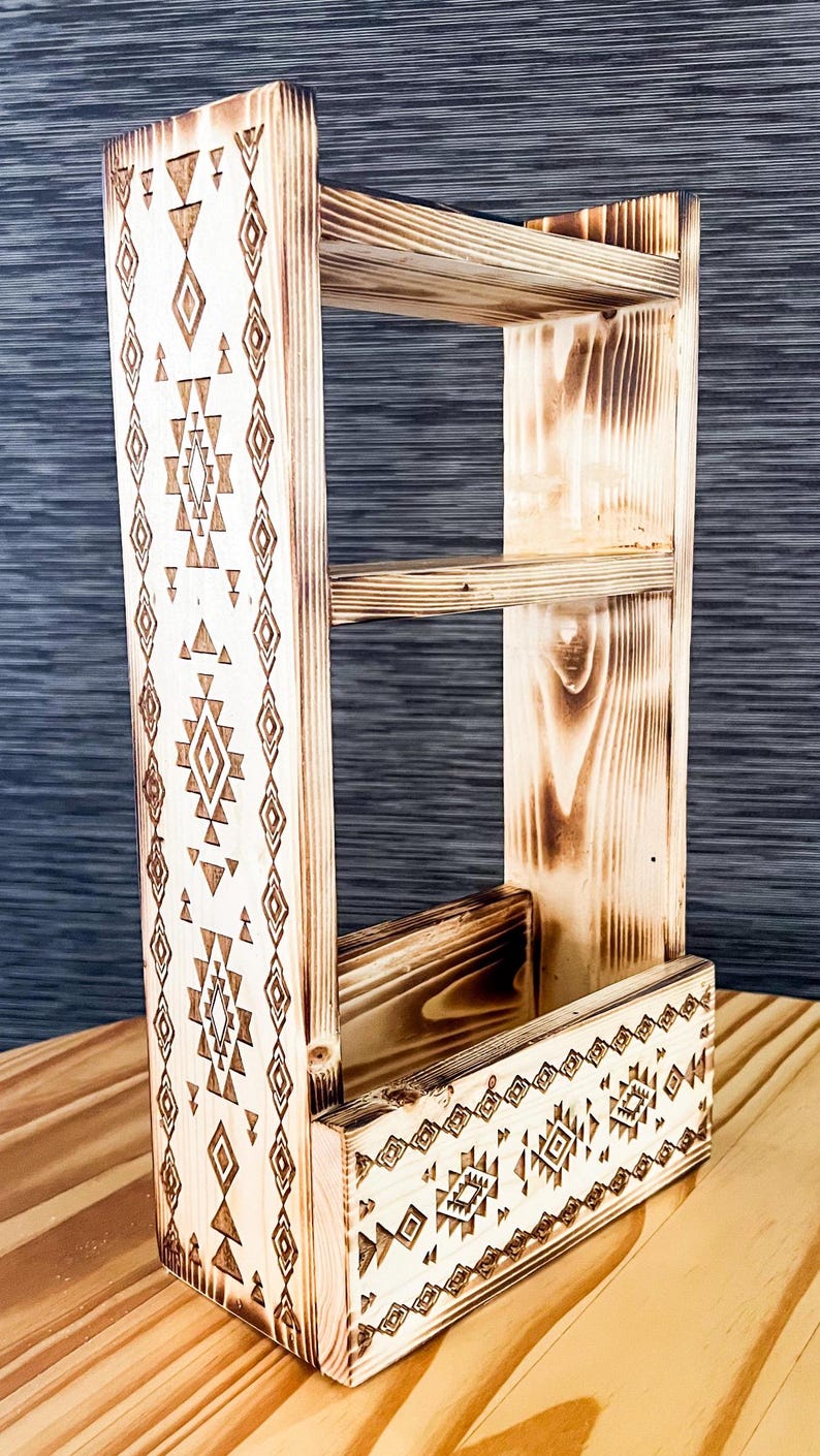 Rustic Wood Western Shelf: Handmade Home Decor Accent Shelf - Etsy