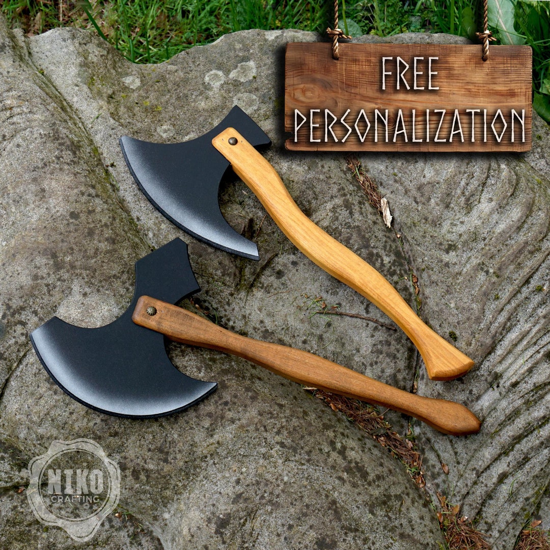 ᚢᛉᚠ Medieval Axe Toy Made of Wood FREE Personalization and UK Delivery ...
