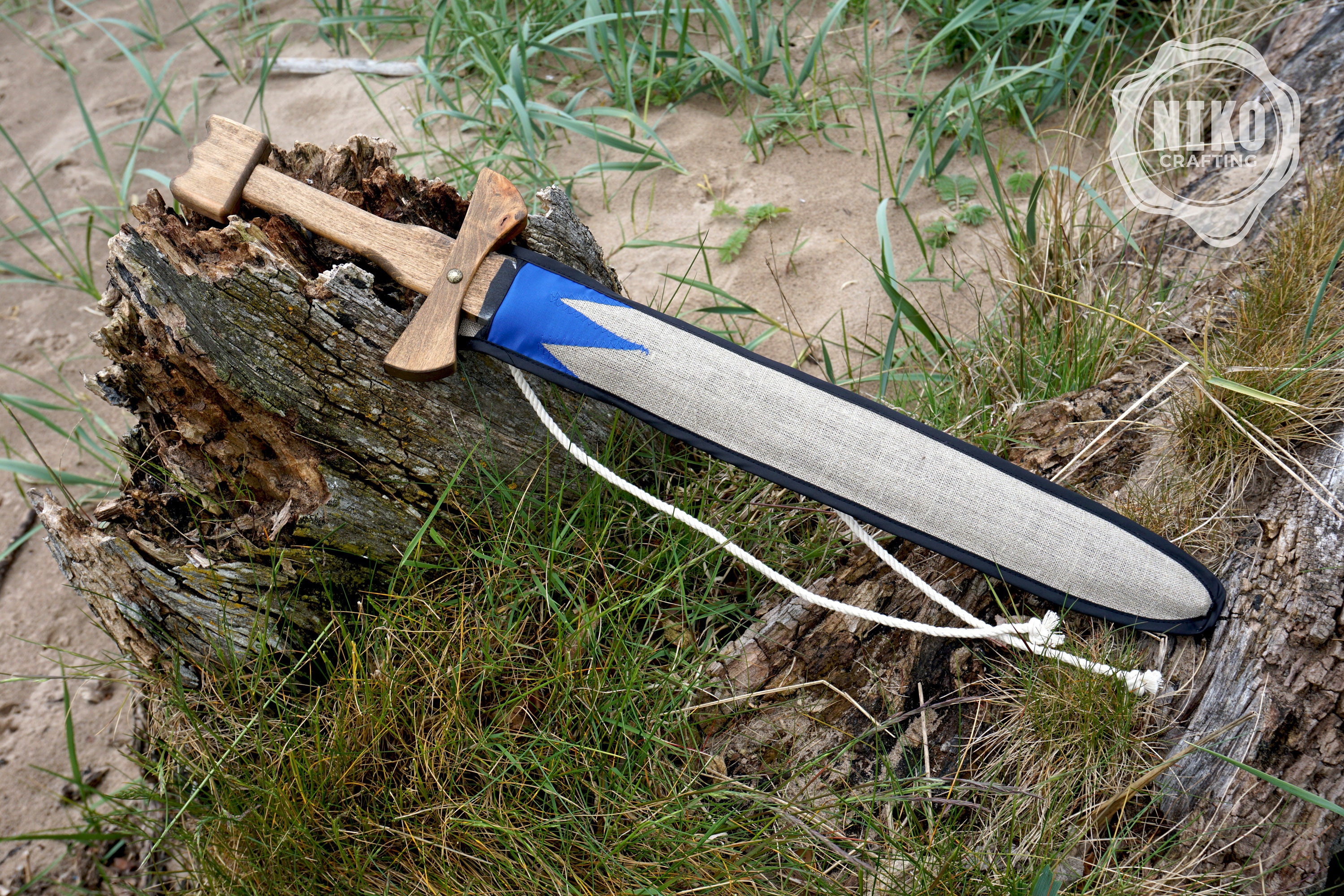 Viking Toy Sword With Free Scabbard sheath Type A Wooden - Etsy