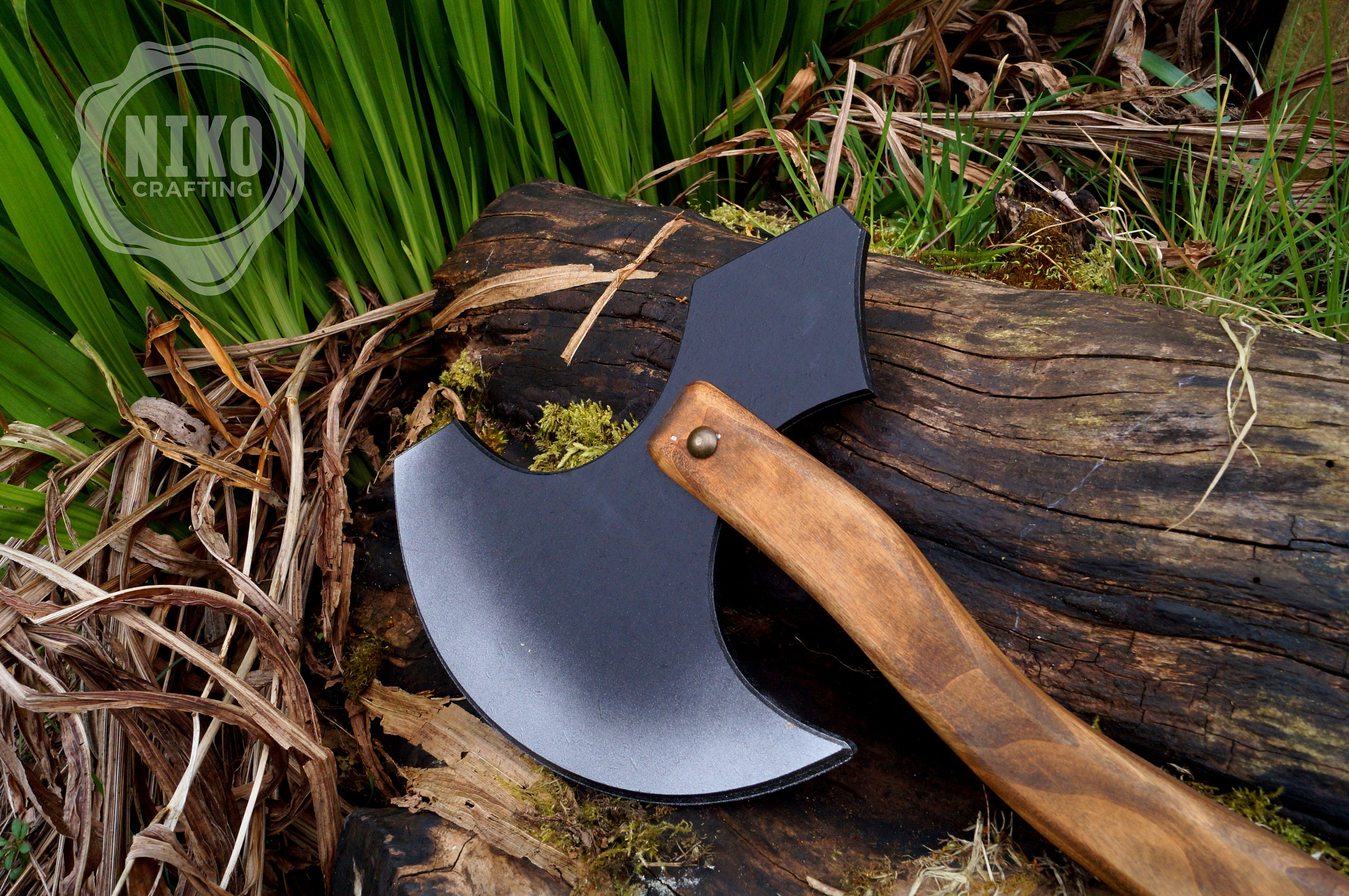 Medieval Axe Wooden Toy Replica FREE Personalization - Etsy UK