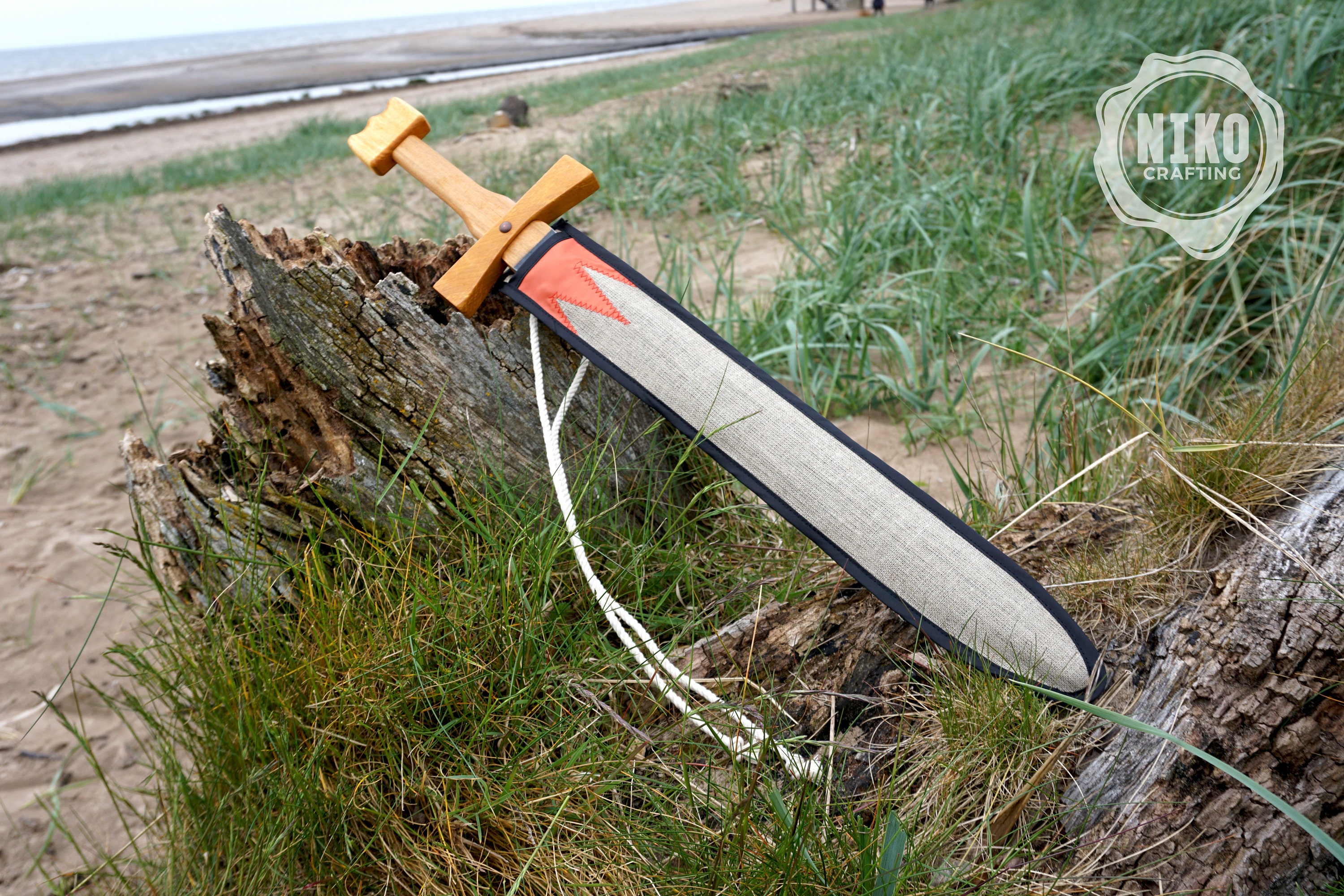 Viking Toy Sword With Free Scabbard sheath Type A Wooden - Etsy
