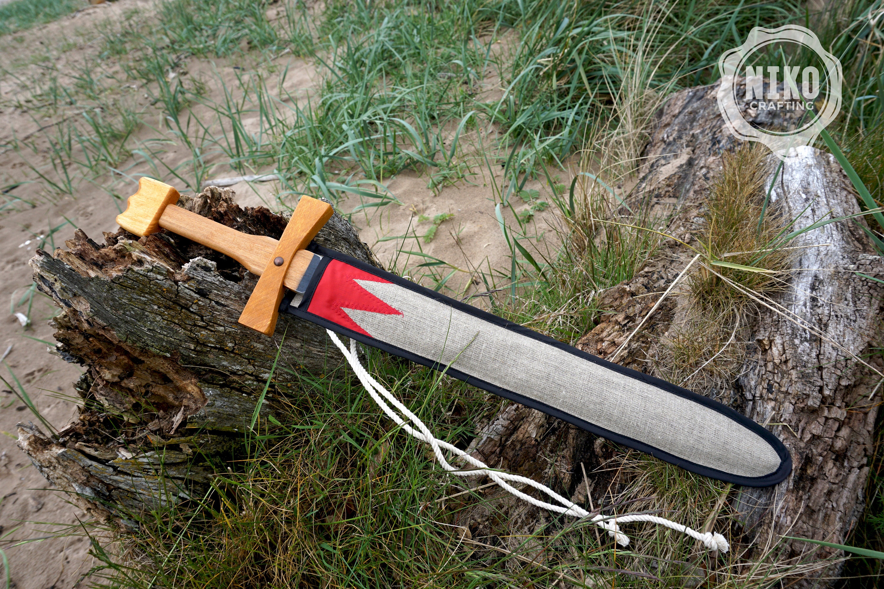 Viking Toy Sword With Free Scabbard sheath Type A Wooden - Etsy