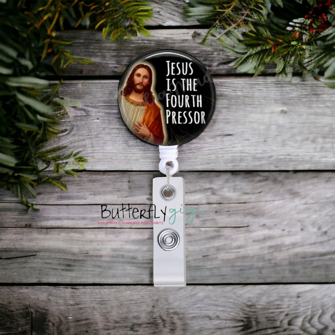 Jesus 4th Pressor Badge Reel Button - Etsy
