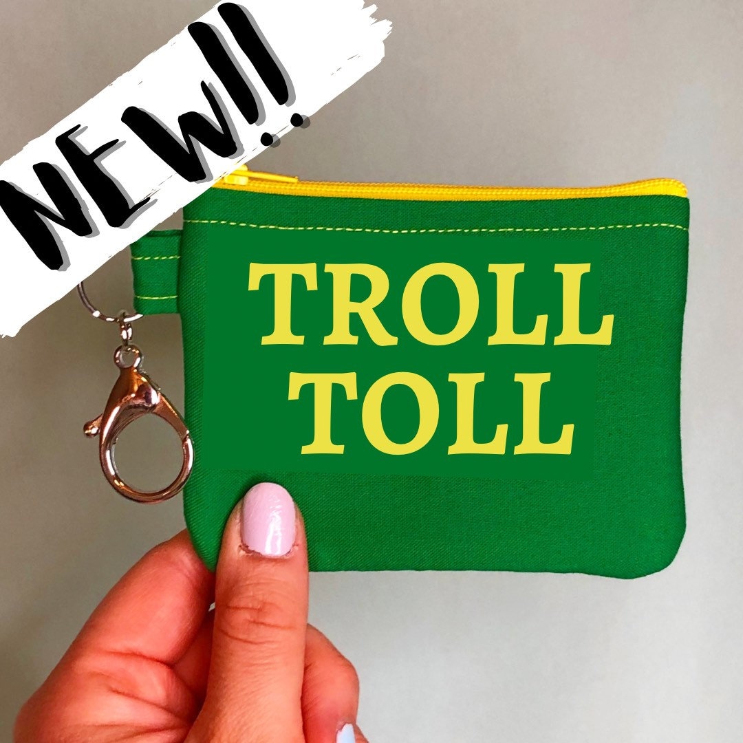 Money Me/ Troll Toll Key Chain Wallet - Etsy