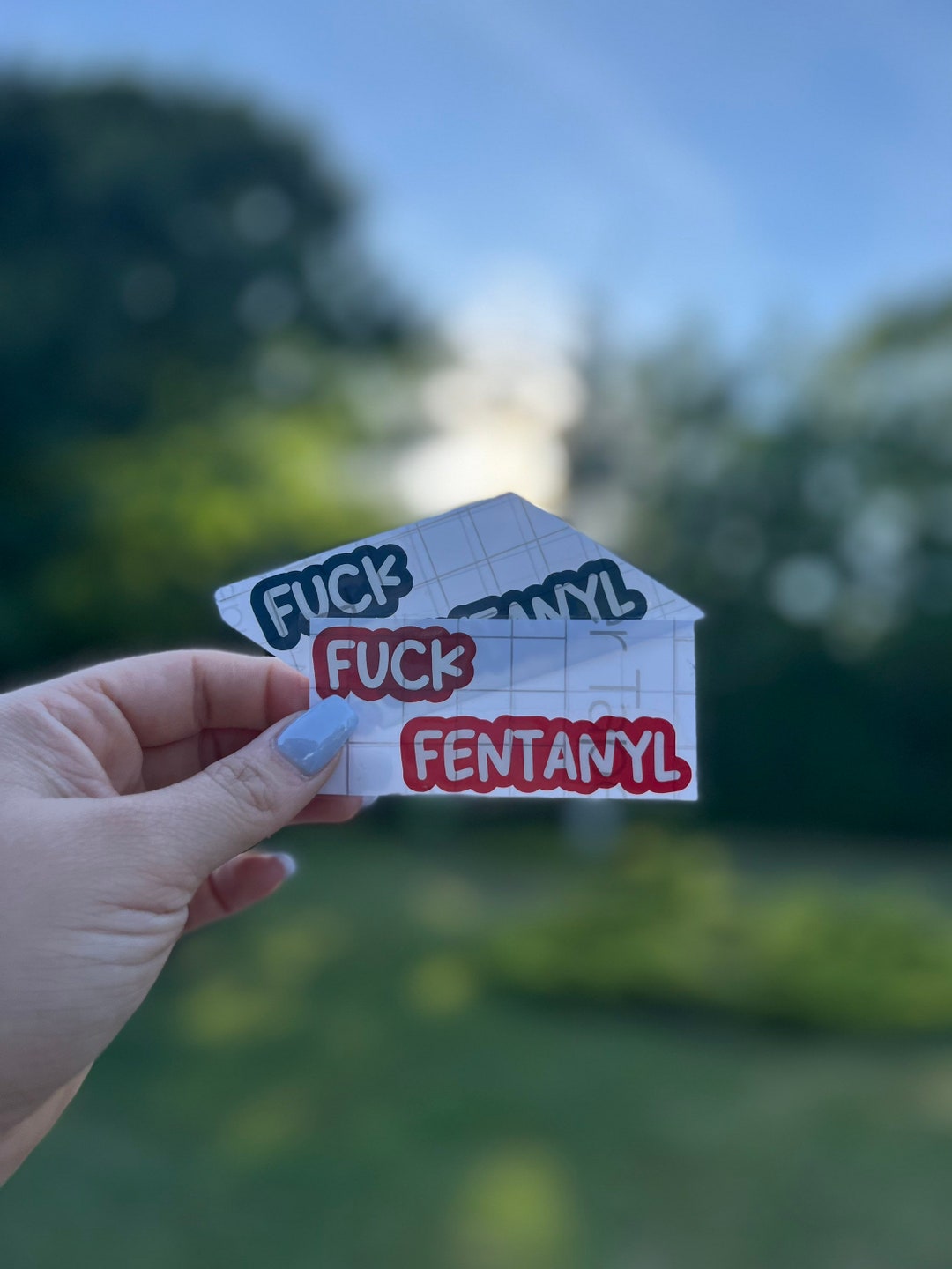 FUCK FENTANYL Sticker 3 Pack - Etsy