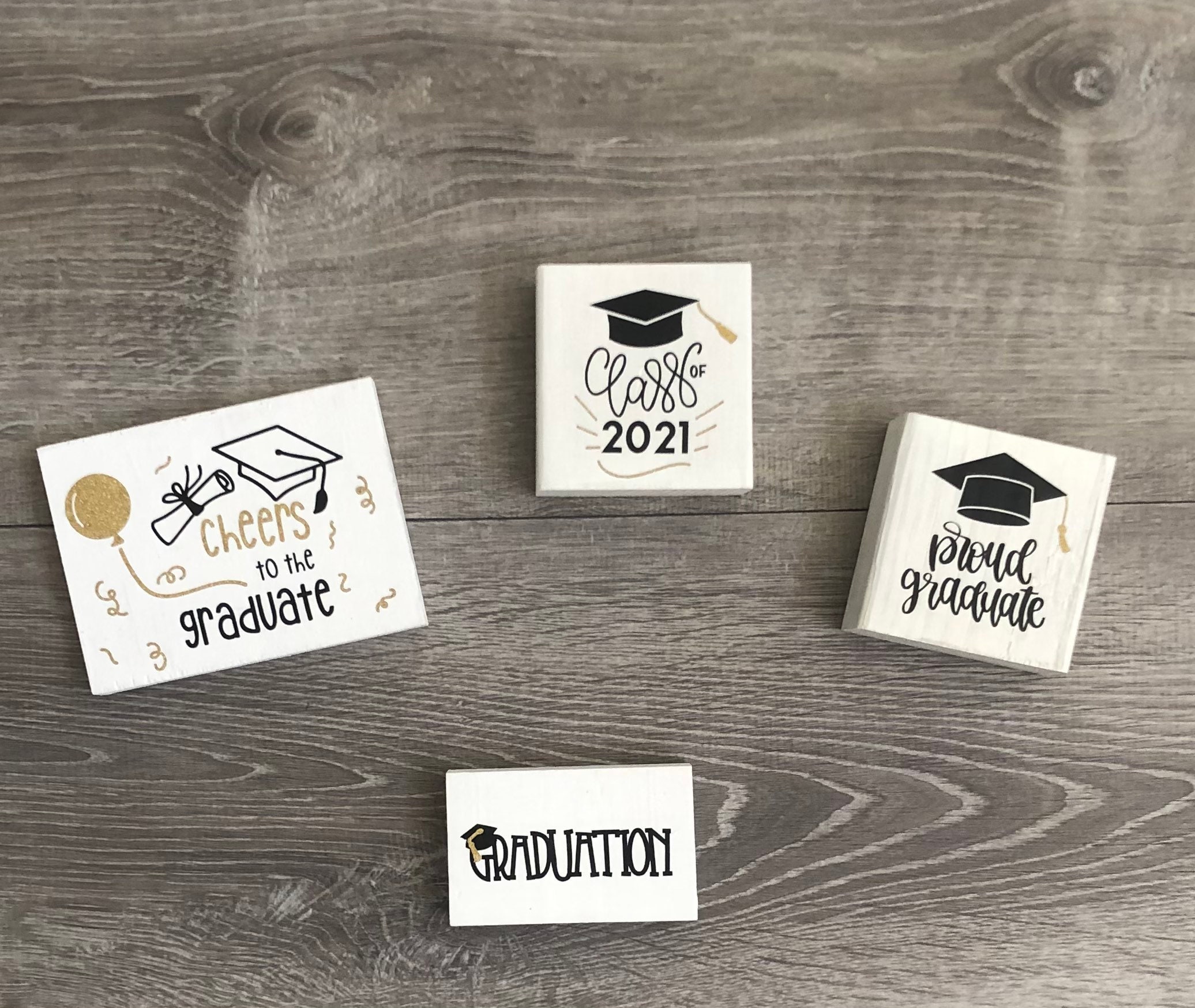 Graduation Tiered Tray Decor - Etsy