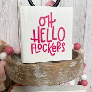 Flamingo Tiered Tray Decor - Etsy