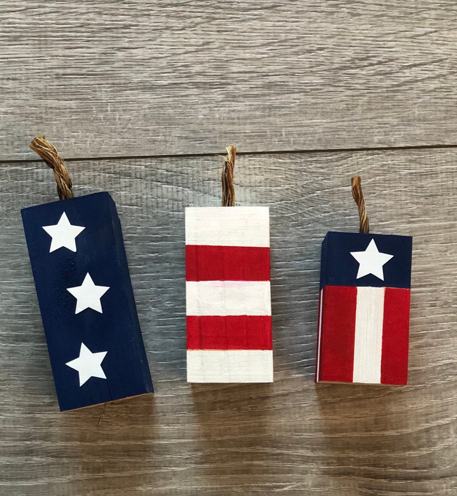 Wood Firecrackers Decor | Etsy