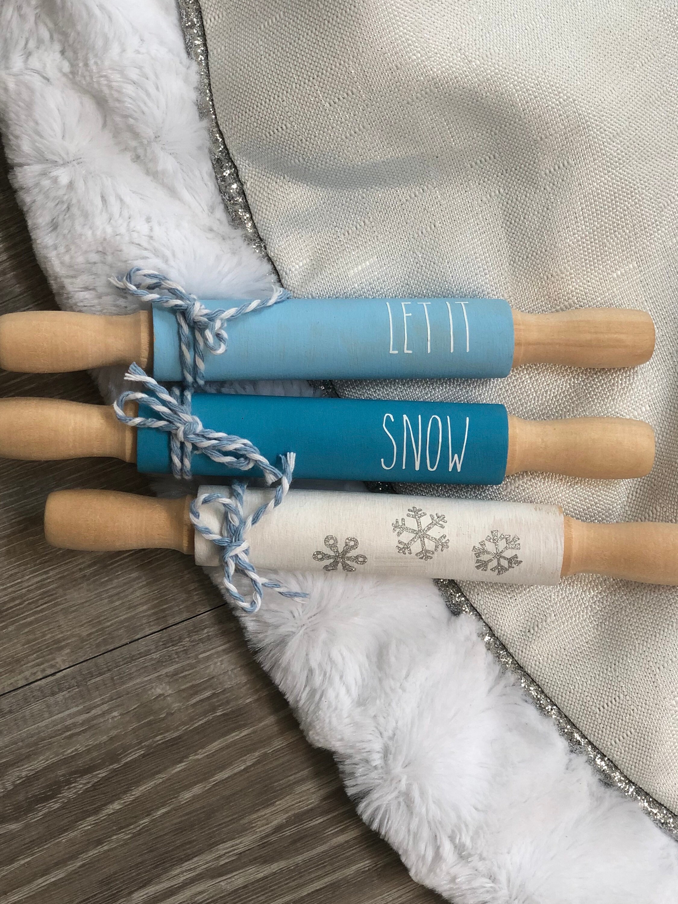 Winter Mini Rolling Pins - Etsy