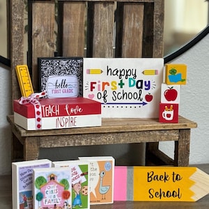 Back to School Tiered Tray Decor - Etsy