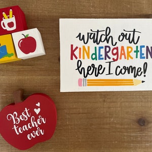 Back to School Tiered Tray Decor - Etsy