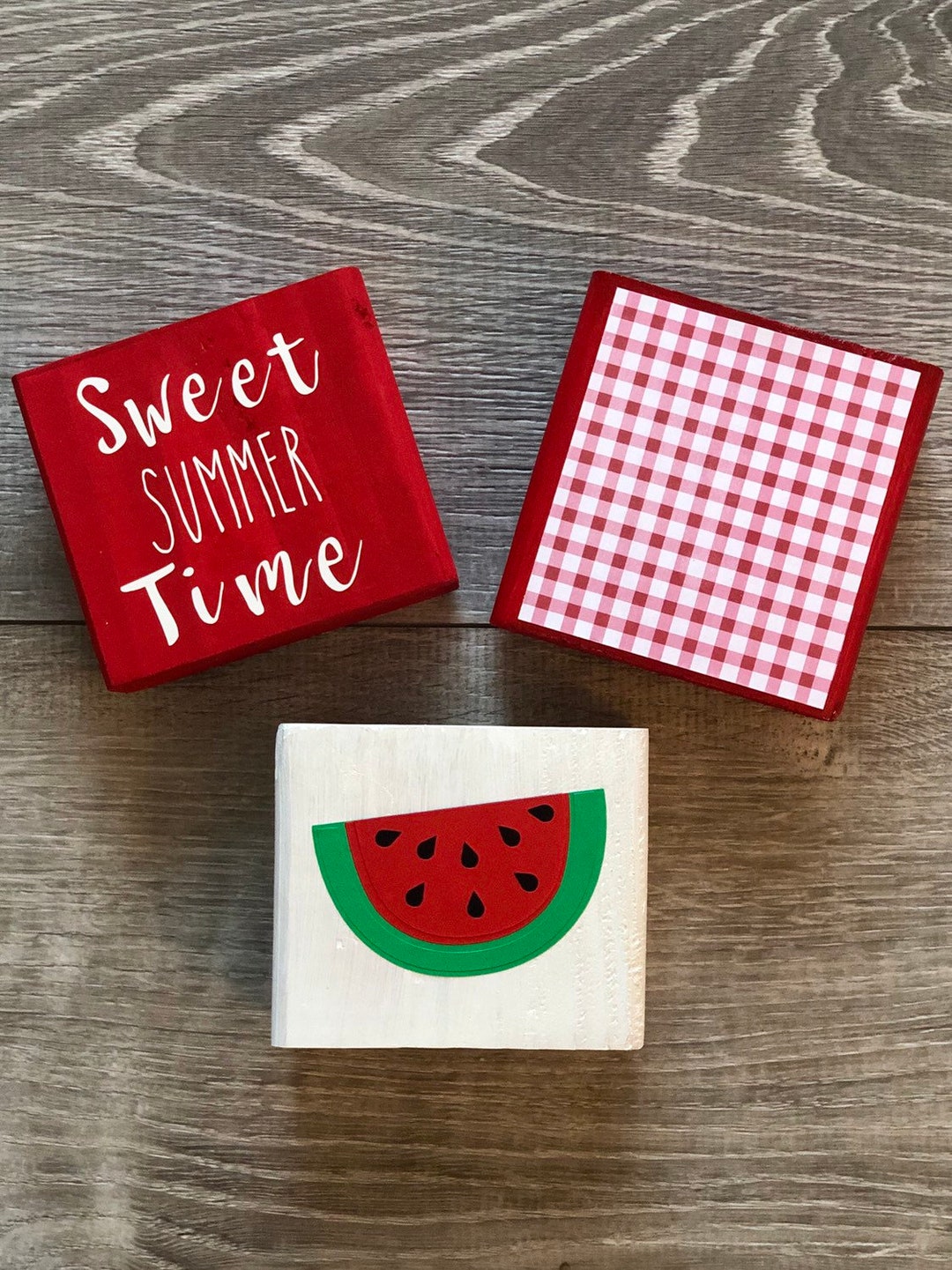 Watermelon Tiered Tray Decor - Etsy