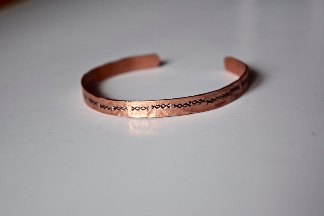 Copper Bracelet | Unisex Copper Jewelry | Thin Copper Bracelet | Unique ...