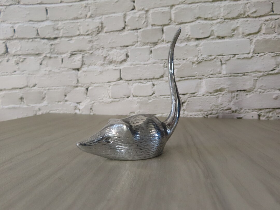 Vintage Silvertone Mouse Mid Century Modern / MCM Retro Unique Brass ...