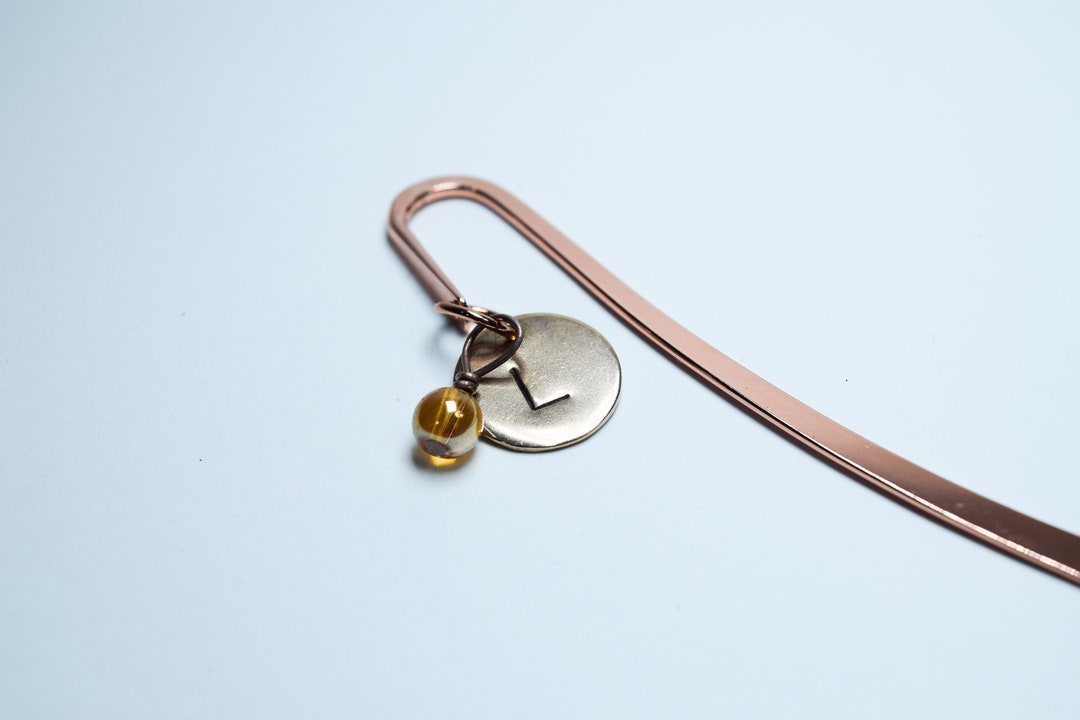 Gold Copper Personalized Bookmark | Personalized Premium Metal Book ...