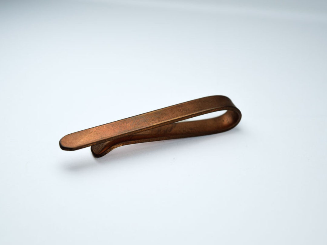 Copper Tie Bar Custom Groom Gift | Tie Clip | Groomsmen Gift | Husband ...