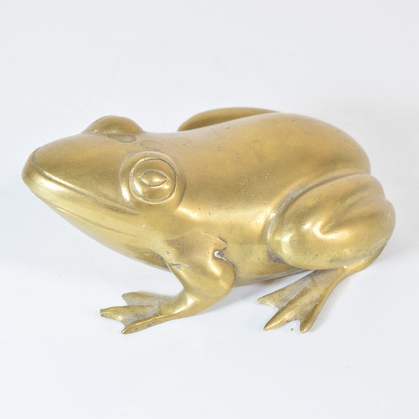 Brass Frog - Etsy