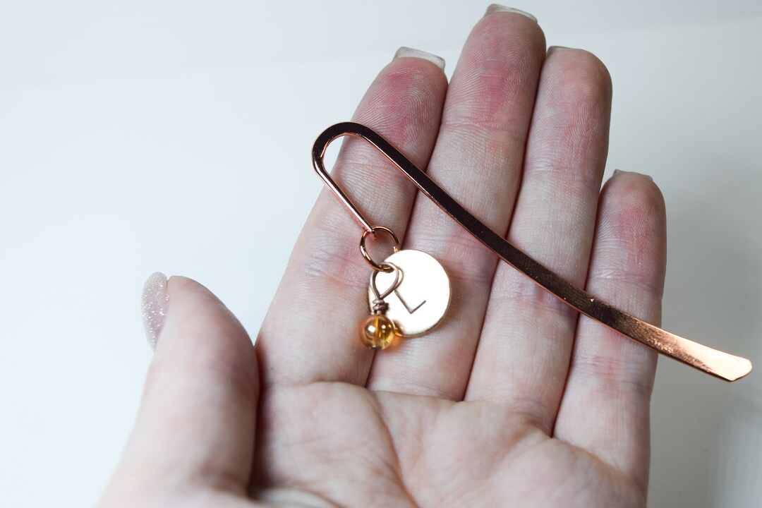 Gold Copper Bookmark Custom | Personalized Premium Metal Book Place ...
