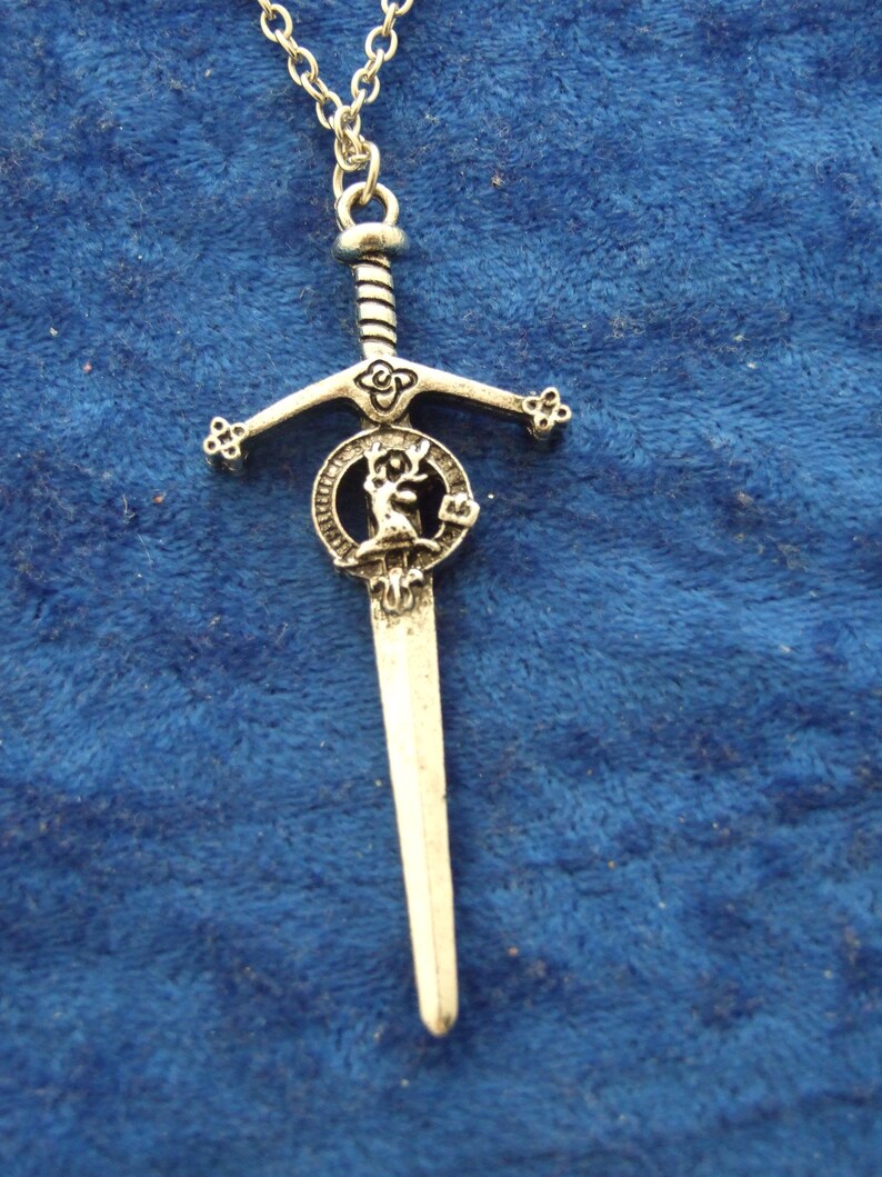 Scottish Sword Pendant Olde Style Claymore Scotland Pendant | Etsy
