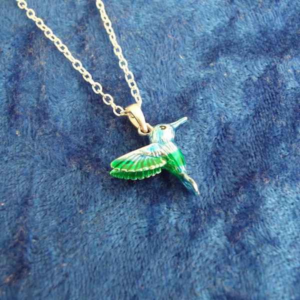 Blue Hummingbird - Etsy