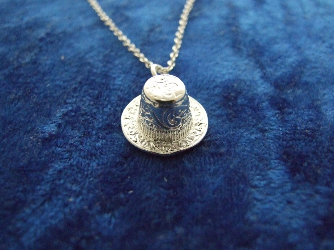 Traditional Welsh Hat in Sterling Silver With Detailed Design - Etsy