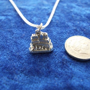 Edinburgh Castle Charm Pendant Necklace, Sterling Silver, Scotland ...