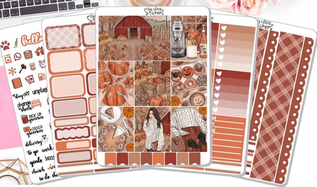NEW! - Fall Sticker Kit - Stickers - Pumpkin Season - Sticker Kit ...